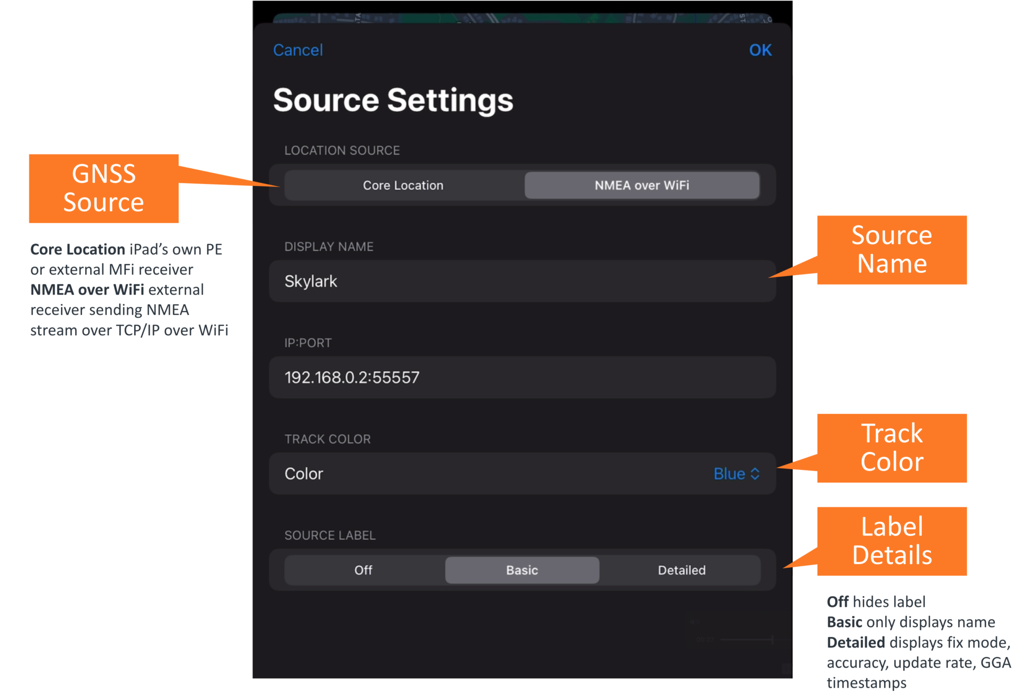 Swift Map App - iOS User Guide - Swift Navigation | Precise Positioning
